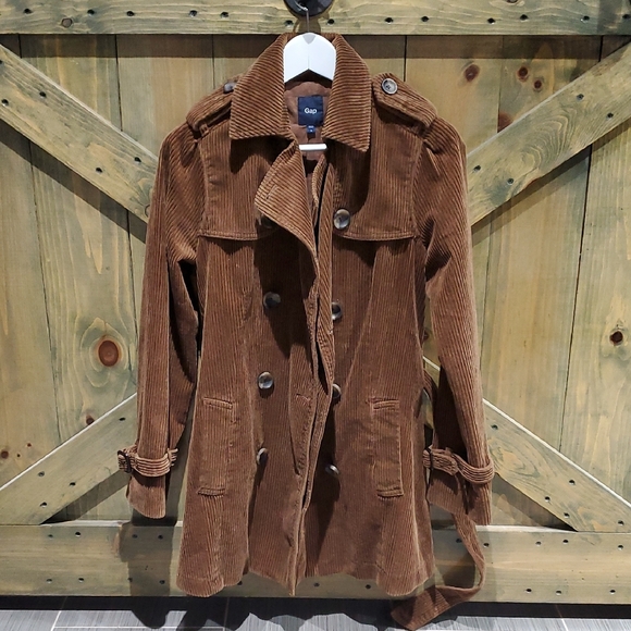GAP | Jackets & Coats | Gap Brown Corduroy Womens Coat | Poshmark